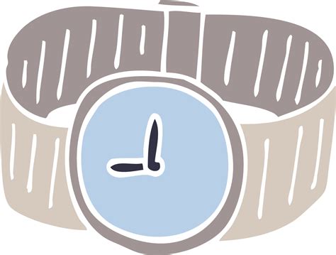 Reloj De Pulsera De Garabato De Dibujos Animados 42549570 Png