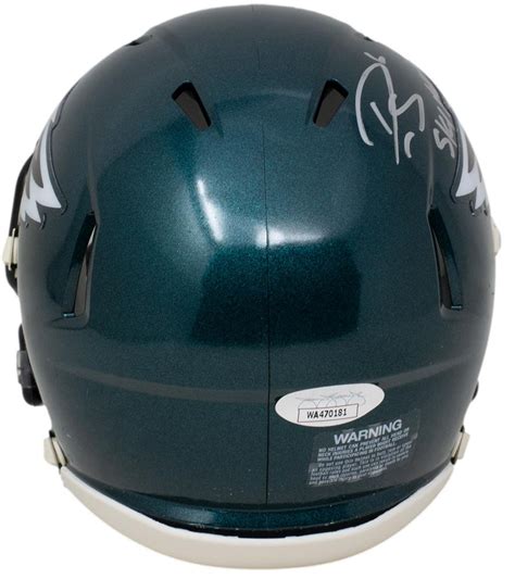 Darius Slay Signed Eagles Speed Mini Helmet Inscribed Slaymaker Jsa