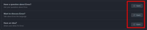 Discussion Links In New Issue Tab Are Broken Issue Enso Org