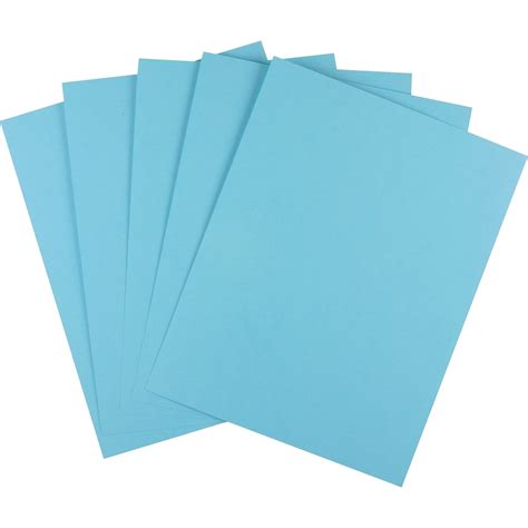 Staples Brights Multipurpose Paper 20 Lbs 85 X 11 Blue 500