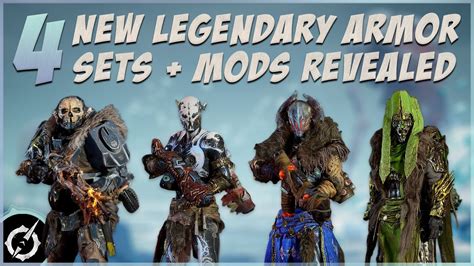 Outriders Worldslayer DLC NEW Legendary Armor Sets Mods Revealed Outriders Videos