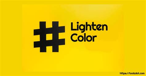 Lighten Color Toolzdot