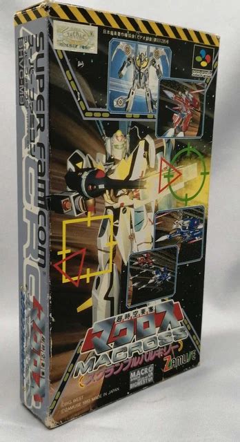 Macross Scramble Valkyrie Super Famicom Logiciel Zamus Avec Instruction