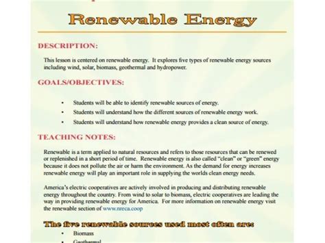 Renewable Energy Business Plan Template Elementary Lesson Plan Template