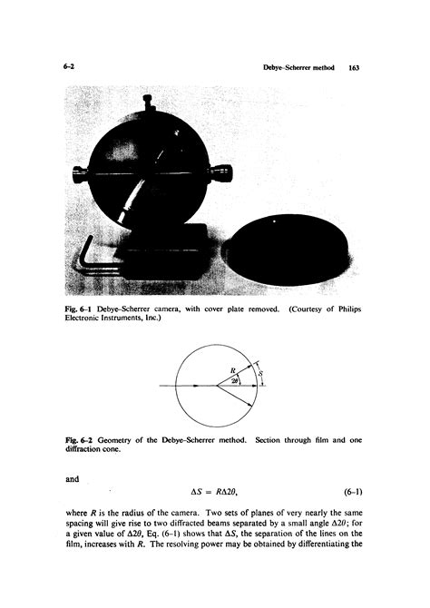Camera Debye Scherrer Big Chemical Encyclopedia