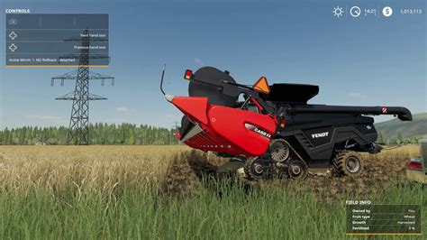 Farming Simulator 19 Starting The Wheat Harvest Youtube