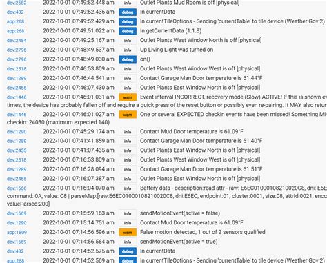 Some Missing Logs 🛎️ Get Help Hubitat