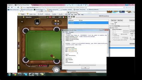 Como Hacer Un Script Sencillo En Cheat Engine Pool Live Tour Youtube