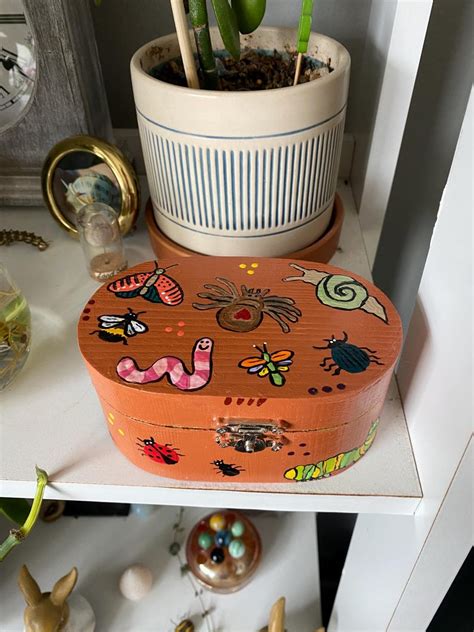 Bug Trinket Box Etsy
