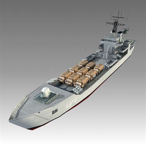 Lst Uss Jason Class Truck 3d C4d