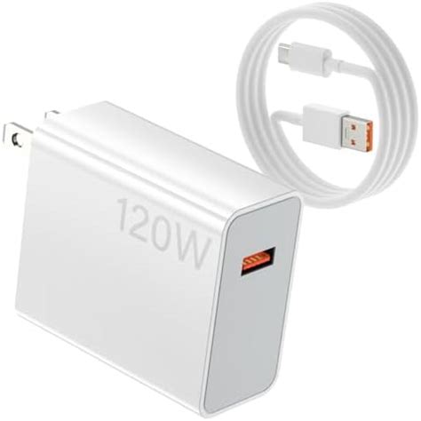 Cargador de pared rápido para Xiaomi Charger Hypercharge Turbo de W para Xiaomi T