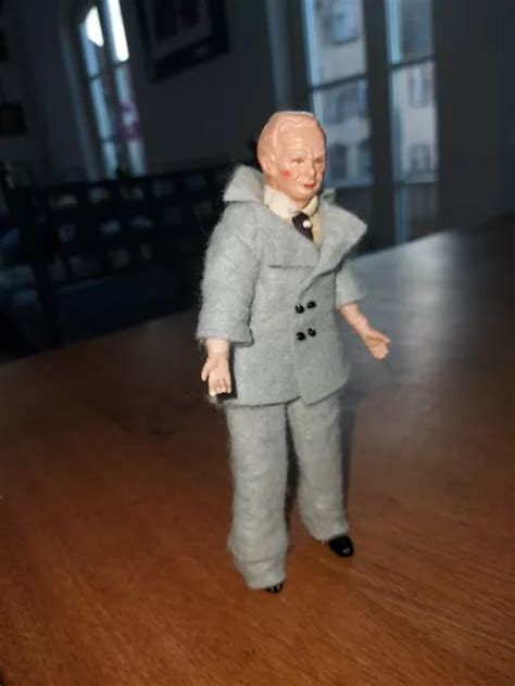 Mu Eca Doblada Antigua Caco Casa De Mu Ecas Hombre Abuelo Manos Pies Plomo Metal Eur