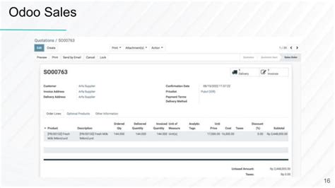 Odoo Erp Basic Modulepptx Operating Systems Computer Software And