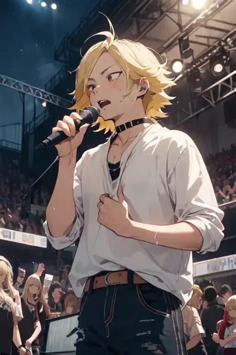 Ai Art Denki Kaminari Singing Mha By Akari Hinode Pixai