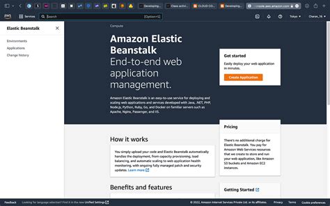 Developing And Hosting Web Applications In Aws Using Elastic Bean Stalk