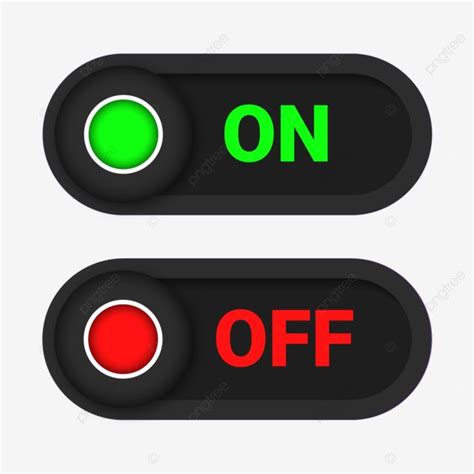 Switch Button Vector Illustration