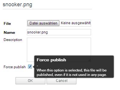 File Publish Dependencies