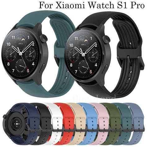 Straps For Xiaomi Watch S1 Pro Sports Silicone 22mm Watchband Strap