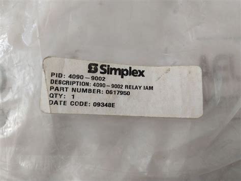 Simplex 4090 9002 Idnet Iam Relay Module Rev F 0617950 Aeliya Marine Tech
