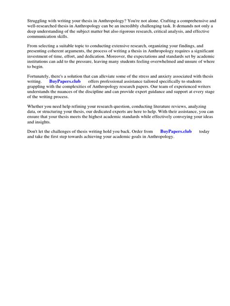 Research Paper Anthropology Download Free Pdf Anthropology