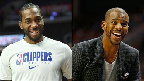 Hey Chris Paul Howd You Get A Cyborg To Talk To You Seeing Kawhi