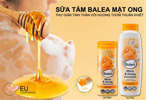 Sữa tắm Balea tinh chất mật ong hương thơm quyến rũ Chai ml Gia Dụng Châu Âu