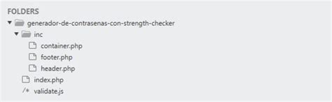 Generador de contraseñas con Strength Checker BaulPHP