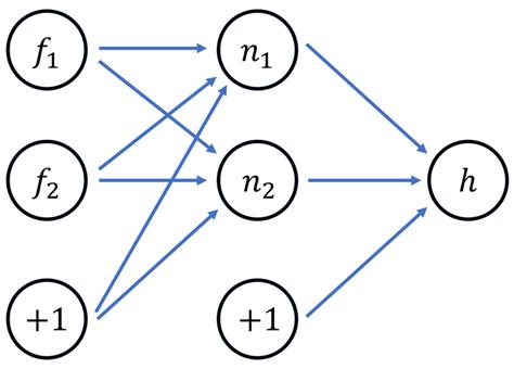 A Schematic Of A Single Layer Feed Forward Neural Network With 2 Input Download Scientific