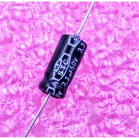 33uf 50v Axial Electrolytic Capacitor Polarized 85c Tolerance ±20