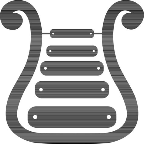 Glyph Icon Of Bell Lyre In Black Color 24372482 Vector Art At Vecteezy