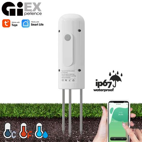 ZIGBEE 야외 식물 모니터 토양 온도 측정기 수분 습도 센서 정원 자동화 관개 감지기 AliExpress