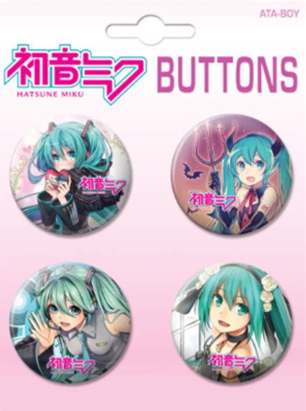 Hatsune Miku Pinssisetti Finanime
