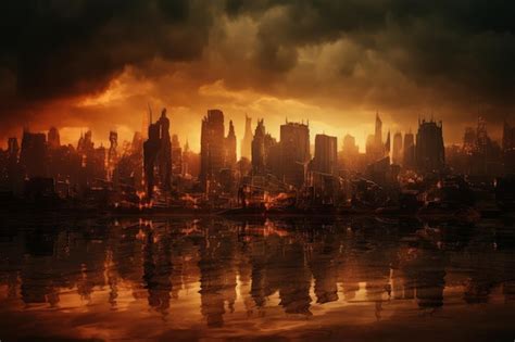 Premium Photo Photo Of The Pulse Of The City Generative Ai