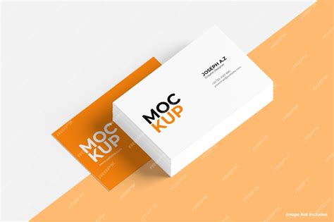 현대 미니멀리스트 조경 명함 모형 프리미엄 Psd 파일