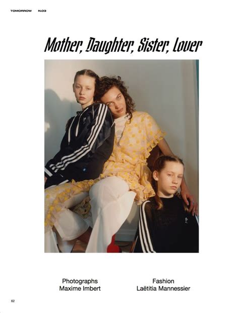 Mother Daughter Sister Lover By Maxime Imbert Various Editorials