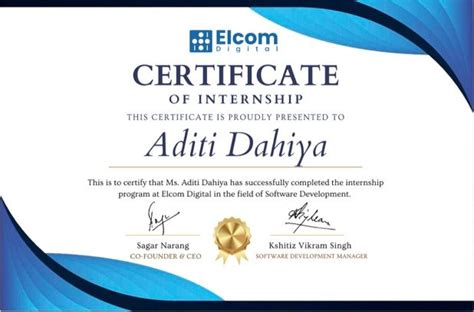 Aditi Dahiya On Linkedin Excited To Share That I Have Successfully