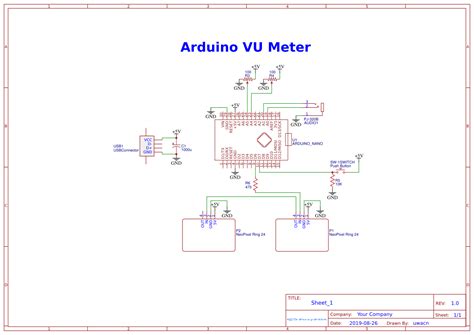 Vu Meter EasyEDA Open Source Hardware Lab