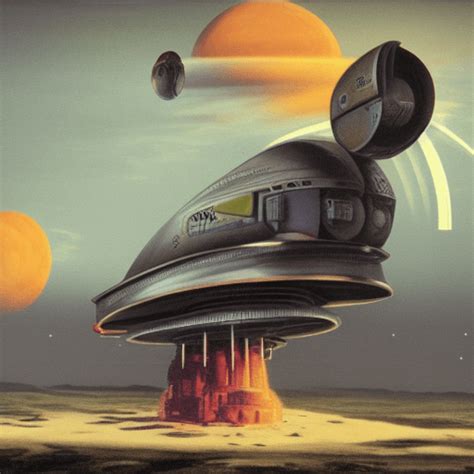 Chris Foss Spacecraft Model