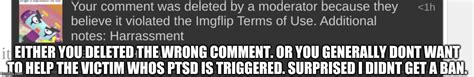 What The Actual Hell Context A User Is Trying To Trigger My PTSD And Pretending To Not Know Who