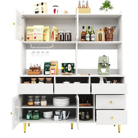 Seedwave Anrichte Hohes Sideboard Mit Verschiedene Aufbewahrungsräume