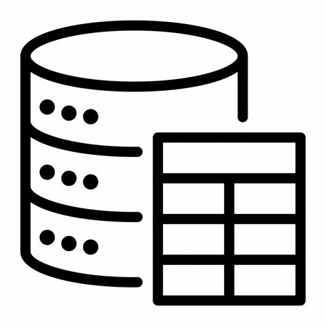 Database Table Management Ui Server Icon Download On Iconfinder