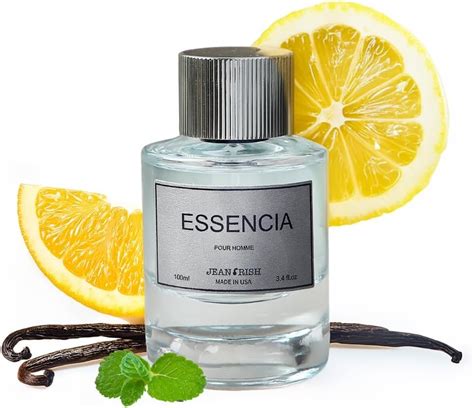 Jean Rish Essencia Pour Homme Eau De Parfum For Men 3 4 Fl Oz 100ml With Mint