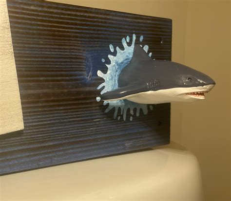 Jaws Movie Decor Funny Bathroom Humor Fun Bath Storage Jaws Etsy