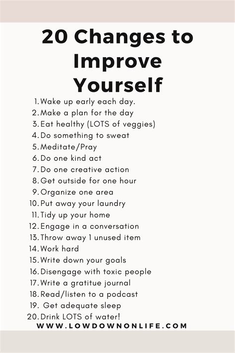 20 Ways To Improve Your Life Artofit