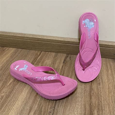 Chinelo Plataforma Dijean Rosa Sand Lia Feminina Dijean Usado Enjoei