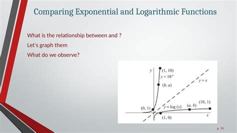 Lecture On Logarithmic Functions And Examples Ppt