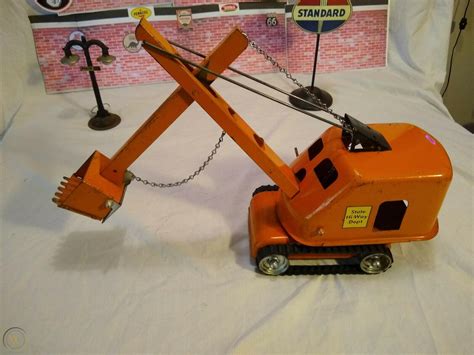1957 Tonka Steam Shovel State Hi Way Dept Nice Original Condition
