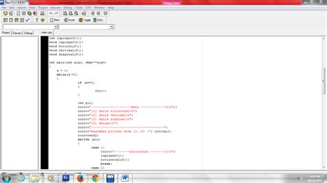 Membuat Aplikasi Garis Dengan Dev C Writer Kutamz