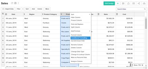 Working With Tables Analytics Plus