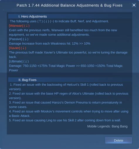 Additional Patch December 2023 Mobile Legends Ml Esports